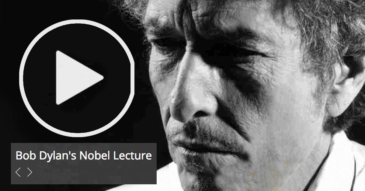 BOB DYLAN DELIVERS NOBEL LECTURE TO SWEDISH ACADEMY